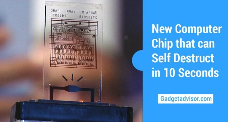 The Self-Destructing Computer Chip Is Real - Gadget Advisor