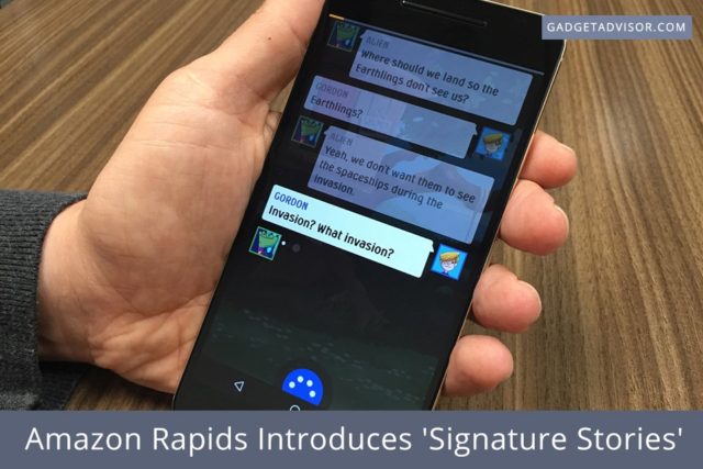 Amazon Rapids Introduces 'Signature Stories' - Gadget Advisor