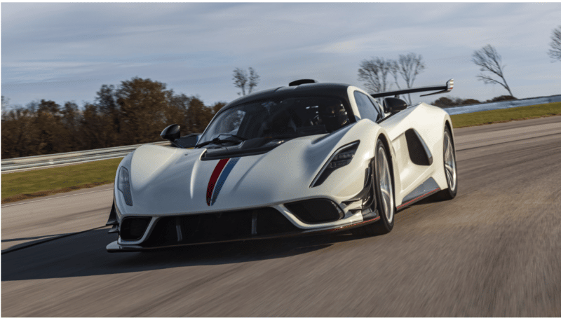 The unveiled Hennessey Venom F5 Revolution Coupe
