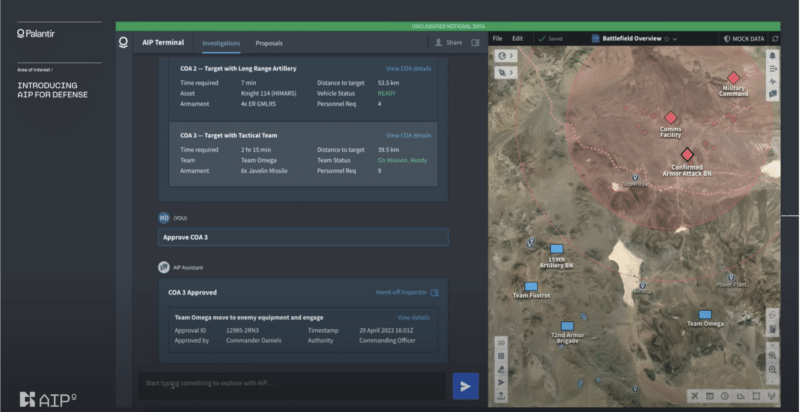 Palantir showcases AI that can be used for warfare - Gadget Advisor