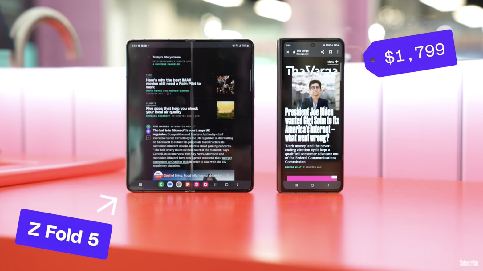 Here is the Samsung Galaxy Z Fold 5 - Gadget Advisor