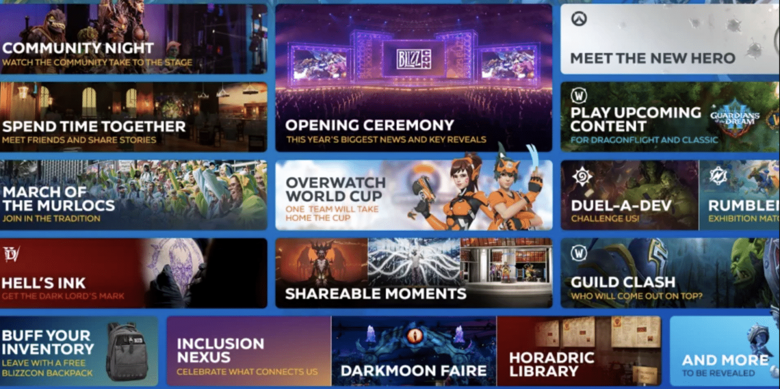 WoW, Diablo, Overwatch, and more – here's the schedule for Blizzcon ...